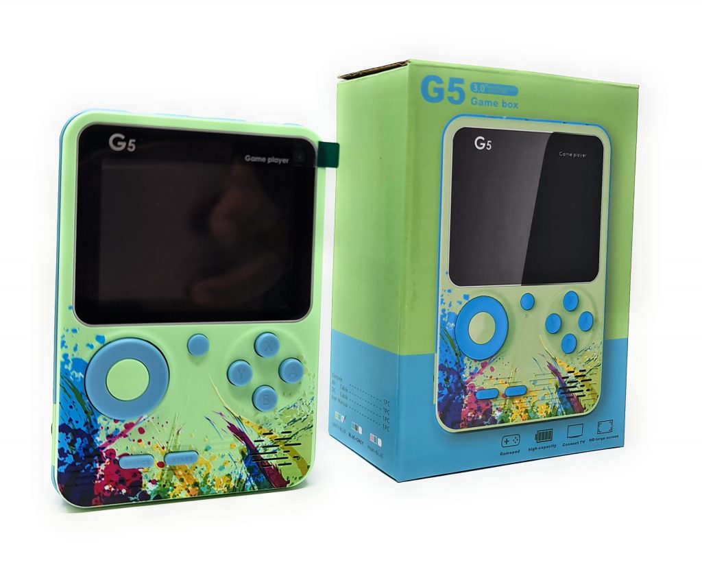 G5 Game Box – 500 Retro Games in 1 Mini Game Console Colorful LCD Screen